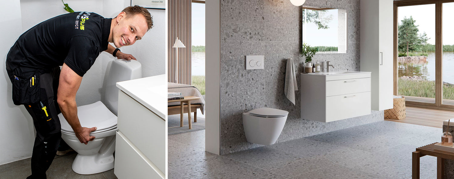 Sådan foregår montering af toilet hos VVSPlus | Altid fast pris